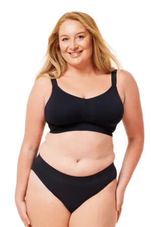 SUGAR CANDY BRA Basic Seamless Bikini Brief - Black