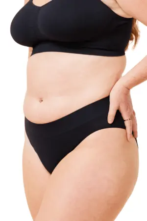 SUGAR CANDY BRA Basic Seamless Bikini Brief - Black
