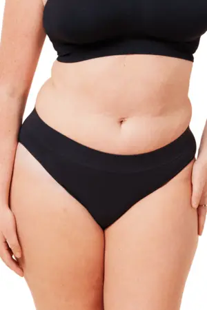 SUGAR CANDY BRA Basic Seamless Bikini Brief - Black