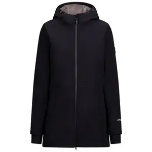 TRESPASS Priya Long Length Soft Shell Jacket - Black