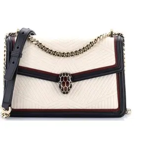 BVLGARI Serpenti Forever Shoulder Bag Quilted Leather - None