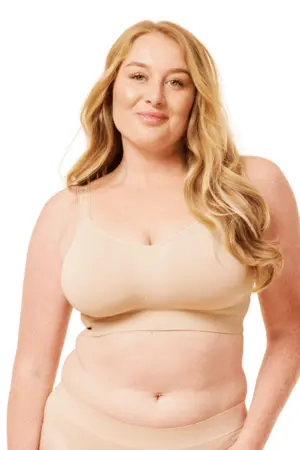 SUGAR CANDY BRA Basic Fuller Bust Wire-free Bra - Beige