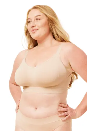 SUGAR CANDY BRA Basic Fuller Bust Wire-free Bra - Beige