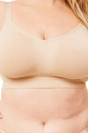 SUGAR CANDY BRA Basic Fuller Bust Wire-free Bra - Beige