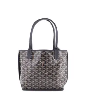 Goyard Anjou Reversible Tote Coated Canvas Mini - Black