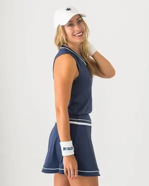 BOAST V-neck Tank - Navy