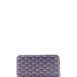 Goyard Matignon Zip Wallet Coated Canvas With Leather