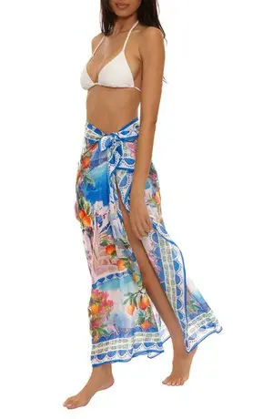 BECCA By Rebecca Virtue Mykonos Cover-up Sarong