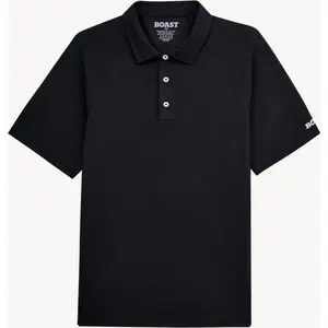 BOAST Performance Raglan Polo 2.0 - Black