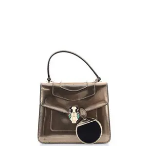 BVLGARI Serpenti Top Handle Bag Patent Small