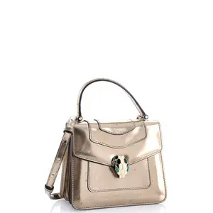 BVLGARI Serpenti Top Handle Bag Patent Small