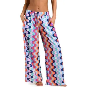 SUNSHINE 79 Untamed Tropics Wide Leg Cover-up Pants