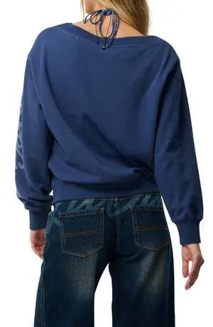 Rip Curl Archive Off-the-shoulder Sweatshirt