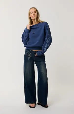 Rip Curl Archive Off-the-shoulder Sweatshirt