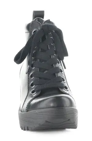 Fly London Lufe Platform Wedge Bootie