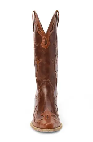 Matisse Wylie Western Boot - Brown/saddle