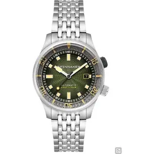 SPINNAKER Bradner Automatic Diver Watch With Stainless Steel Bracelet - Green