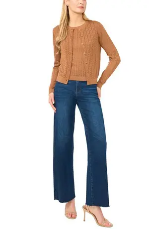 Ted Baker London Valerie Pointelle Stitch Cardigan