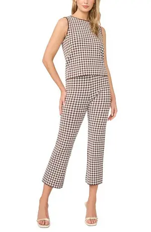 Halogen Gingham Jacquard Sweater Tank