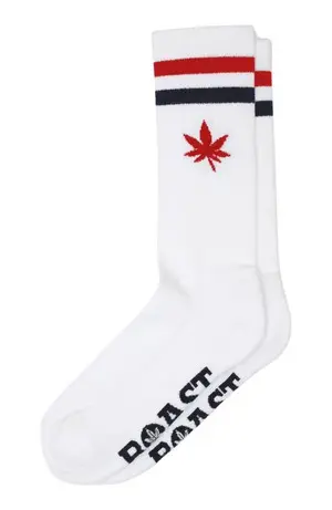 Boast Retro Calf Sock3 Pack - White Red Navy
