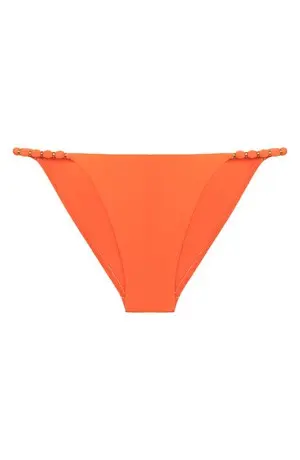 VIX PAULA HERMANNY Full Coverage Beaded Bikini Bottoms