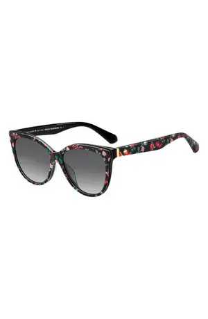 Kate Spade New York Daesha 56mm Cat Eye Sunglasses