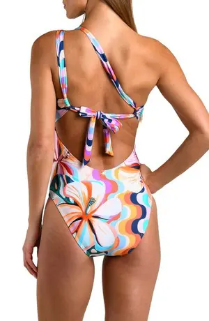 SUNSHINE 79 Untamed Tropics One-shoulder One-piece Swimsuit