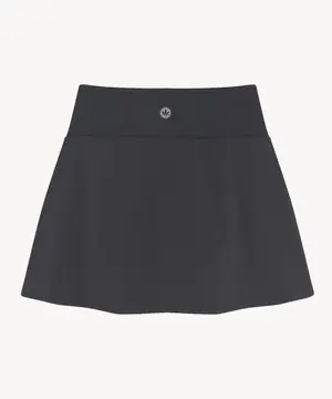 Boast 2 In 1 A-line Performance Skirt - Black