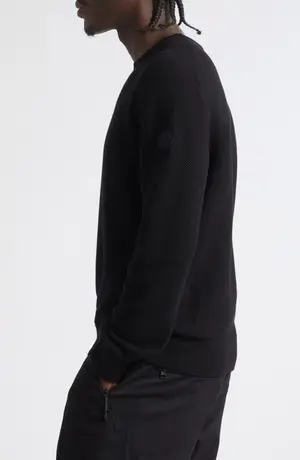 Moncler Cotton Crewneck Sweater - Black