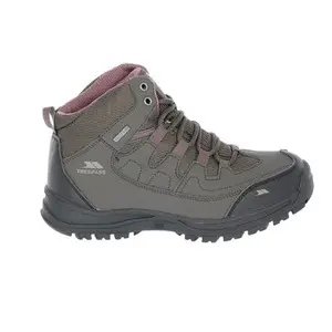 TRESPASS Mitzi Waterproof Mid Cut Walking Boots - Coffee