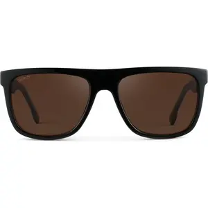 WMP EYEWEAR Dallas Oversized Square Sunglasses - Black