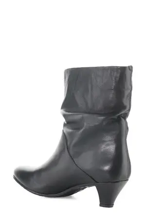 Fly London Pulk Almond Toe Bootie - Black