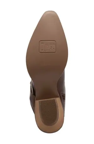 DINGO Saddle Up Western Boot With Etched Floral Buckle Hardware - Brown