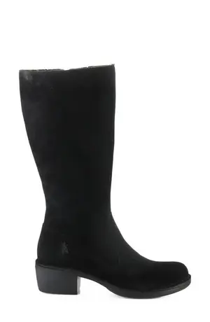 Fly London Mid-calf Suede Zip-up Boots