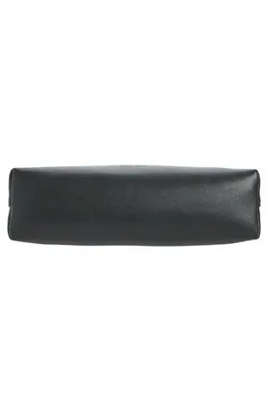 MANSUR GAVRIEL Rhea Metal Handle Leather Handbag - Black