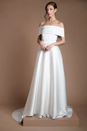 Coast Bandeau Neck Bridal Shrug Top