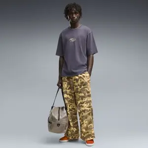 PUMA Tech Camo Oversized Pants - Brown