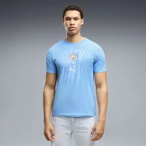 PUMA Manchester City Ftblculture Soccer T-shirt - Blue
