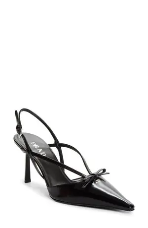 Prada Slingback Pump - Nero