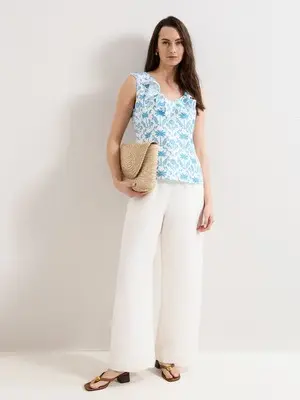 PHASE EIGHT Rhona Linen Blouse