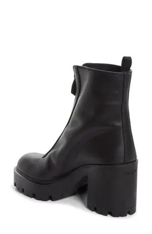 Prada Lug Sole Zip Bootie