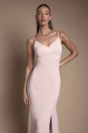 Coast Strappy V-neck Maxi Dress
