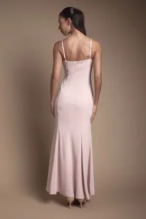 Coast Strappy V-neck Maxi Dress