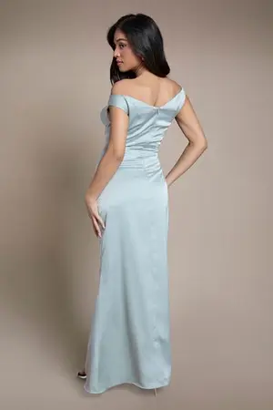 Coast Petite Bardot Maxi Dress - Sage