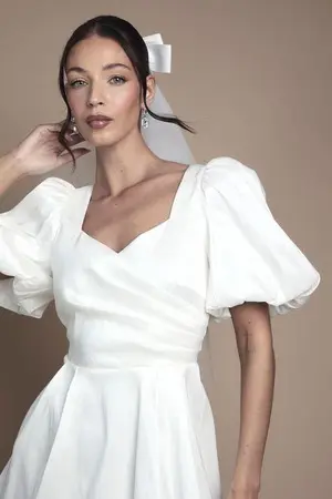Coast Puff Sleeve Mini Dress