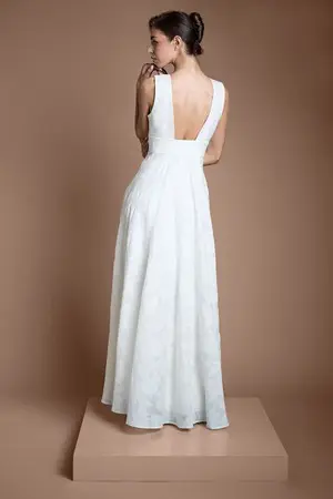 Coast Bridal Gown With High Neck And Keyhole Detail