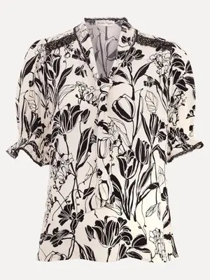 PHASE EIGHT Aisra Lace Trimmed Blouse