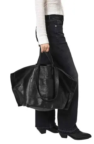 ALLSAINTS Lutece Leather Tote