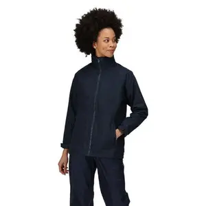 REGATTA Ladies/womens Waterproof Windproof Jacket - Navy Blue