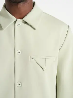 Manière De Voir Leo Hatched Overshirt